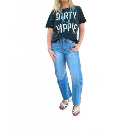 Lucky & Blessed | Jeans | New Lucky Blessed Kim Barrel Jean In Blue ...